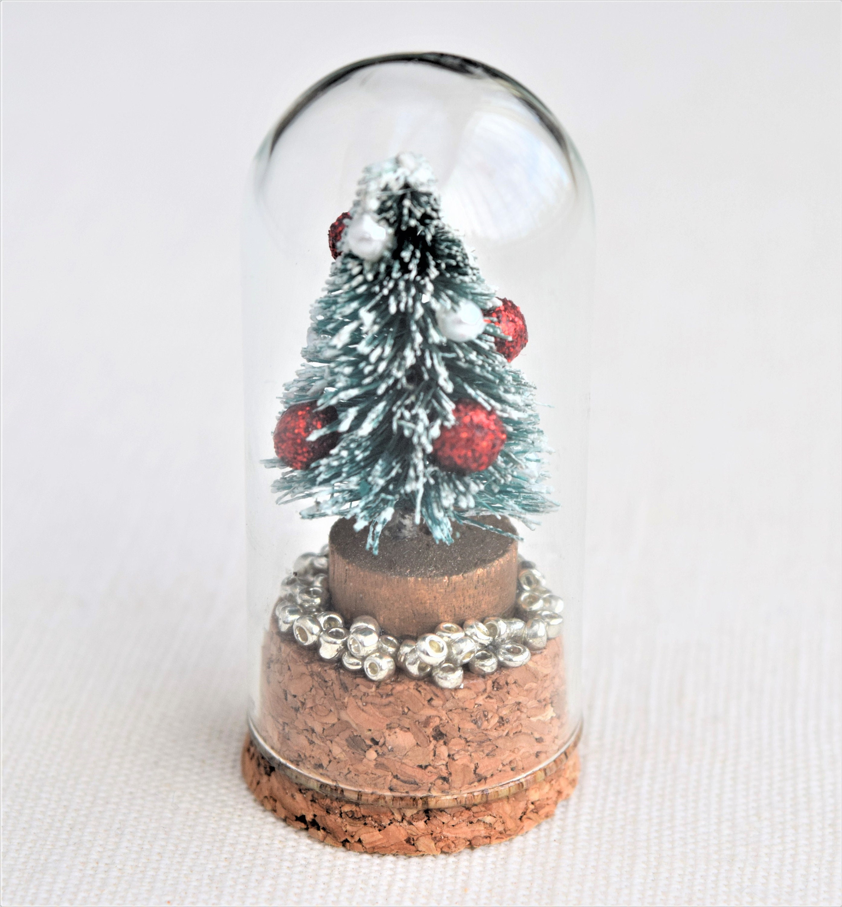 Christmas Miniature Glass Display Dome Scenes - Etsy