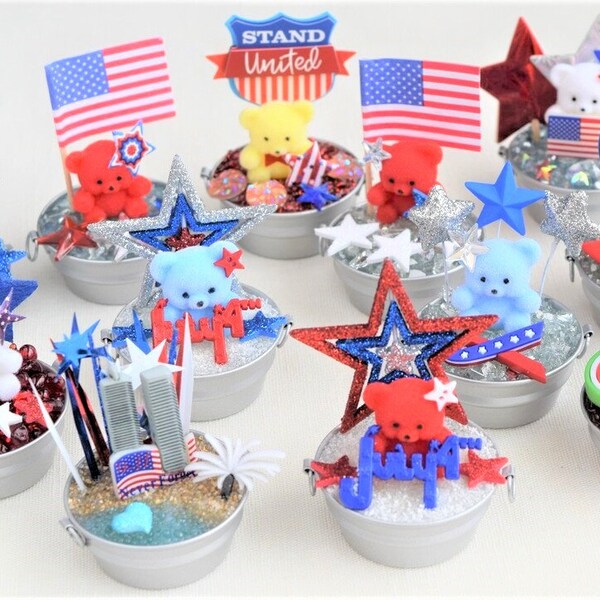 Miniature Fourth of July Scene - Etsy