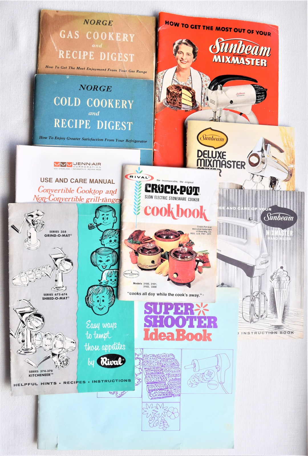 Vintage Collectible 1950's-1970's Recipe Book, Manual, Instruction ...
