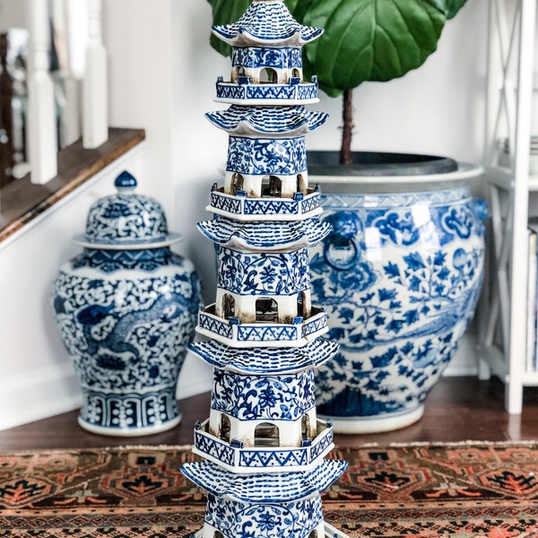 Porcelain Pagoda - Etsy