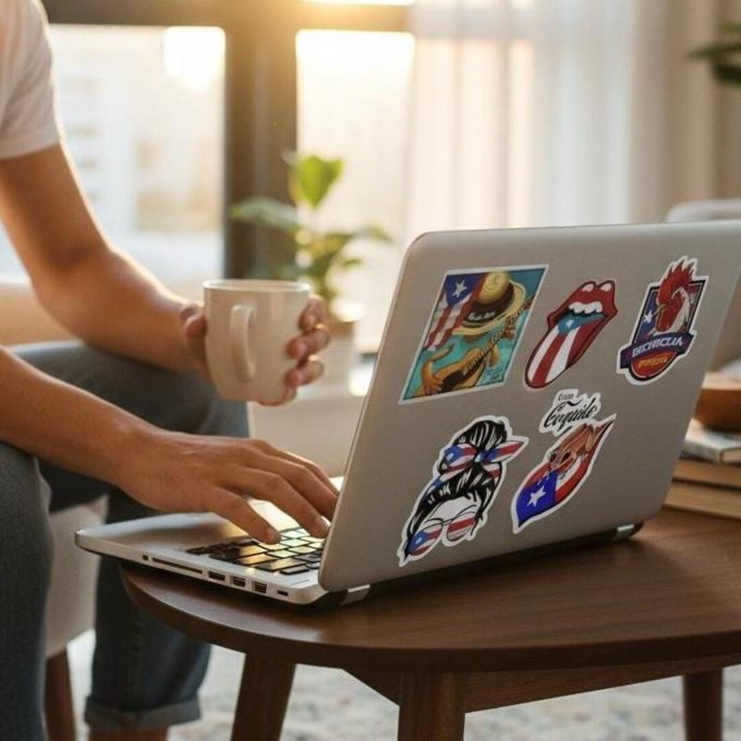 Puerto Rican Pride Decals: Boricua Laptop, Water Bottle, Phone Case ...