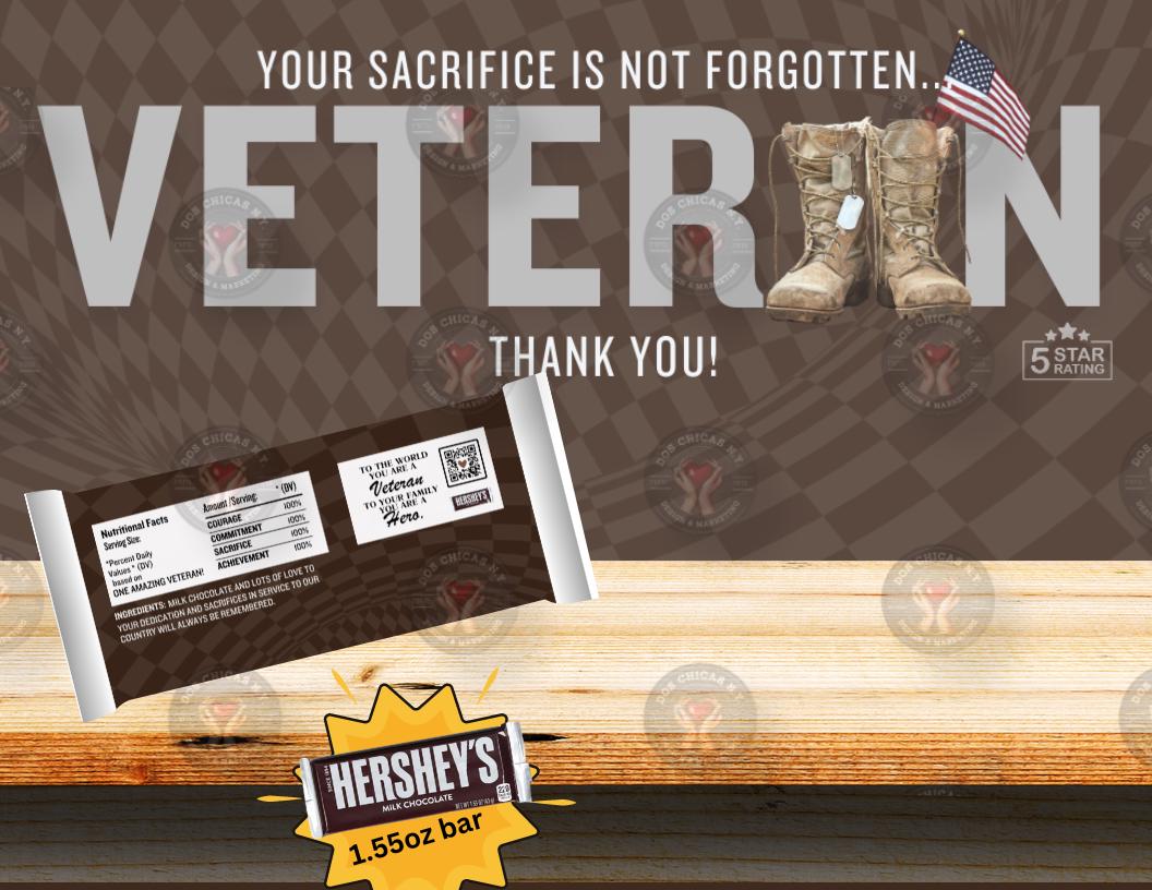 Veteran Candy Bar Wrapper: Military Appreciation (digital Download) - Etsy