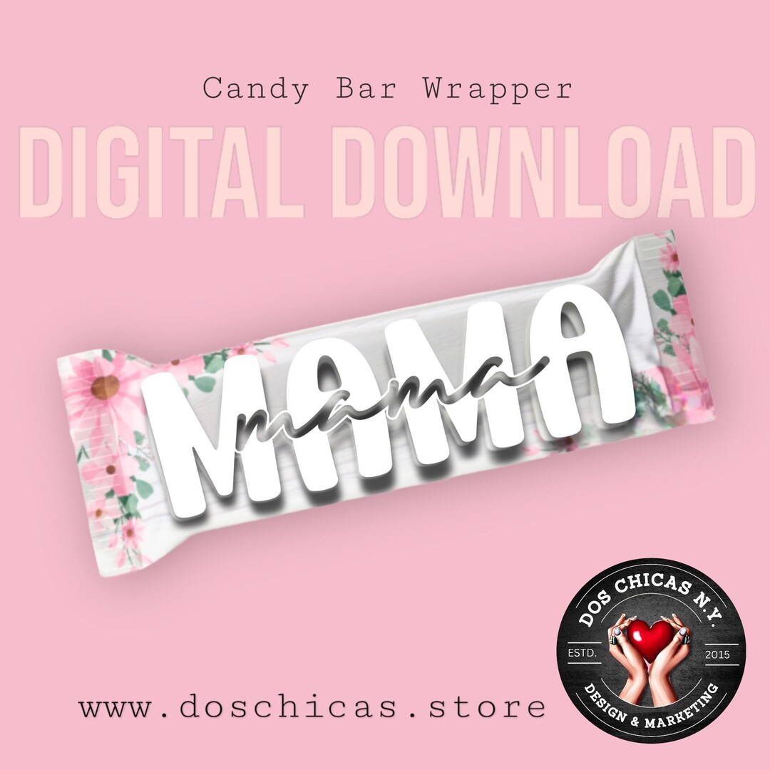 Mom, Mum, Mommy, Candy Bar Wrapper, Hershey Candy Bar, Personalized ...