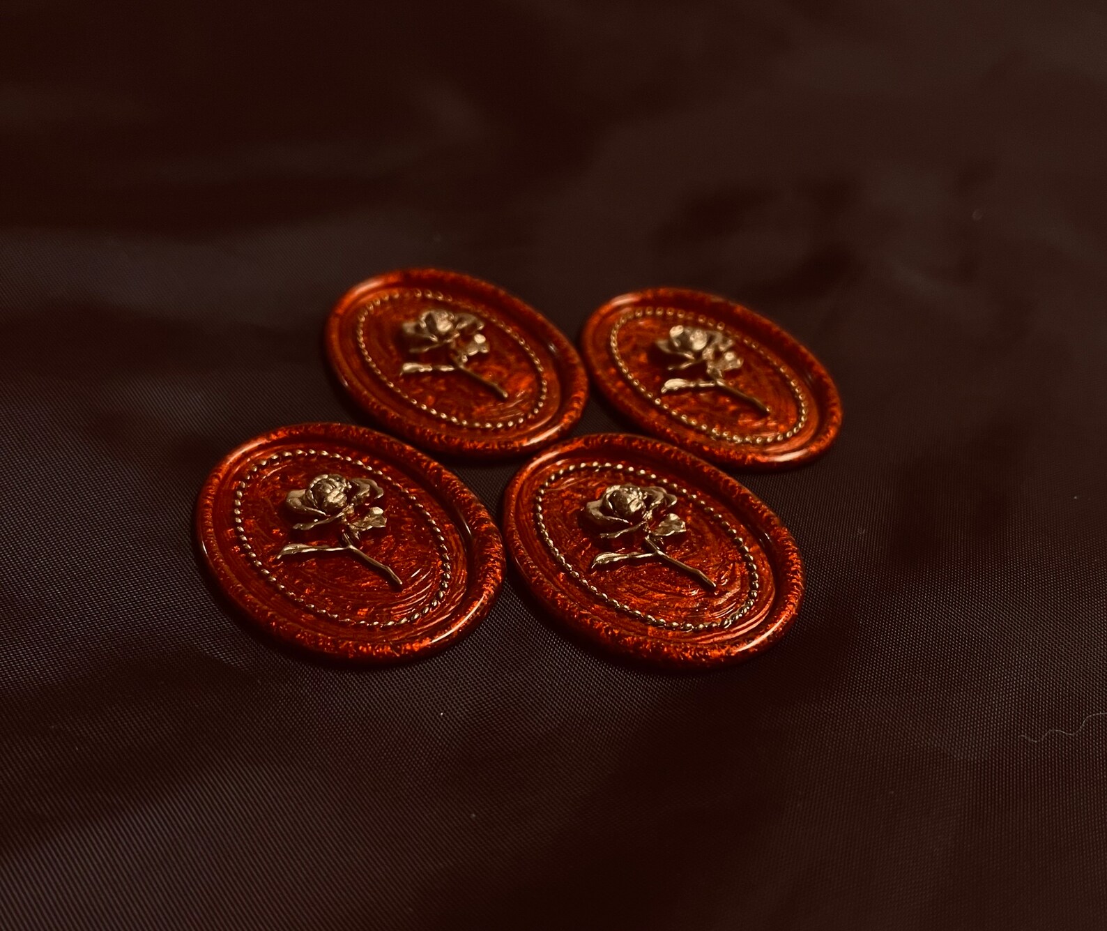 Rose Wax Seal Stamps White Rose Seal Rose Wax Seal Floral - Etsy