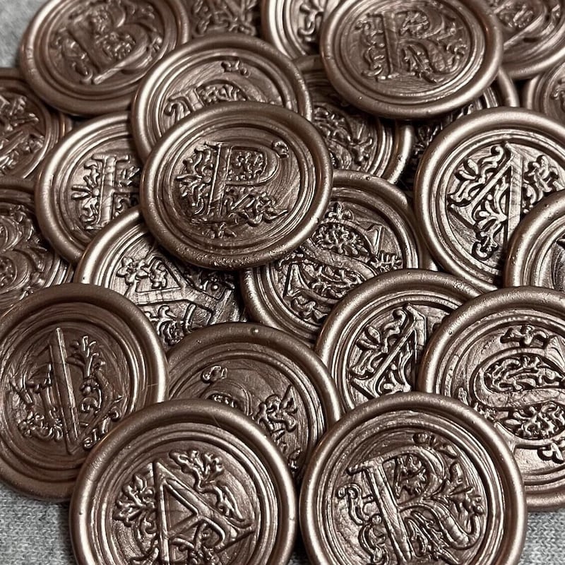 Initial Wax Seal - Etsy