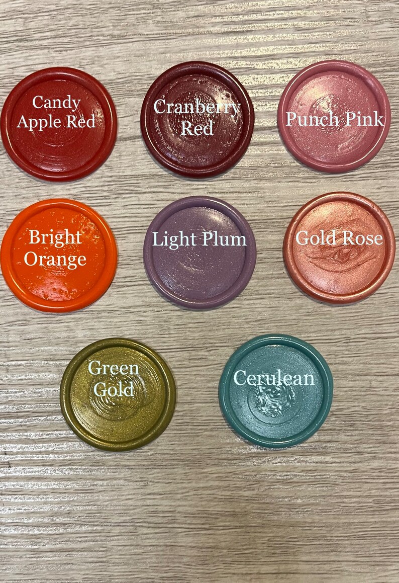 Initial Wax Seals Initial Wax Stamp Letter Initial Seal - Etsy