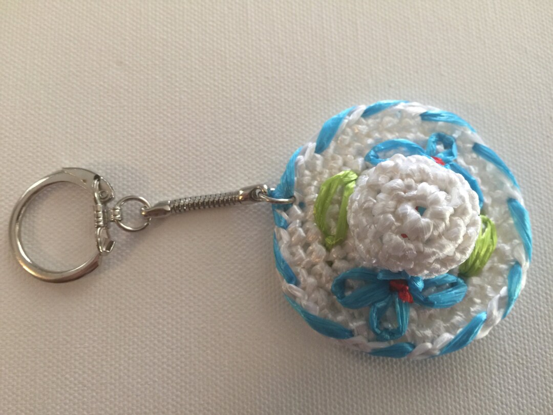 Cayman Brac Star Crochet Mini Hat Keychain - Etsy