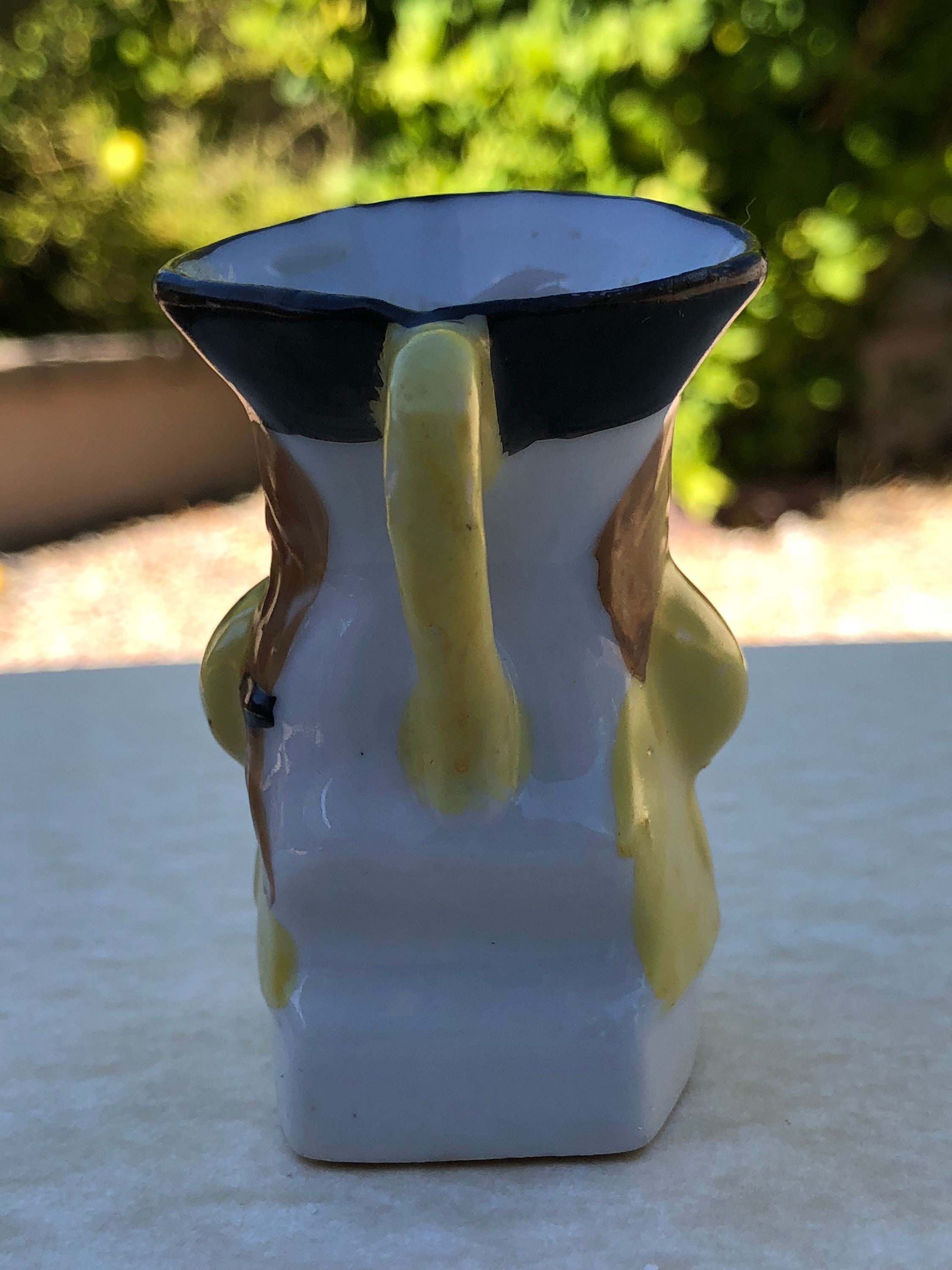Miniature Toby Pitcher, Colonial Man Sitting With Yellow Suit. Japan - Etsy