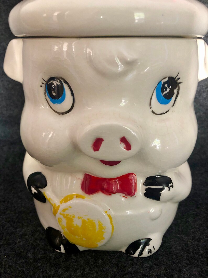 Vintage Pig Chef Cookie Jar From Japan | Etsy
