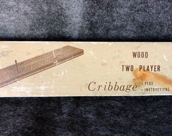 12 Round Two Player Cribbage Board - Etsy