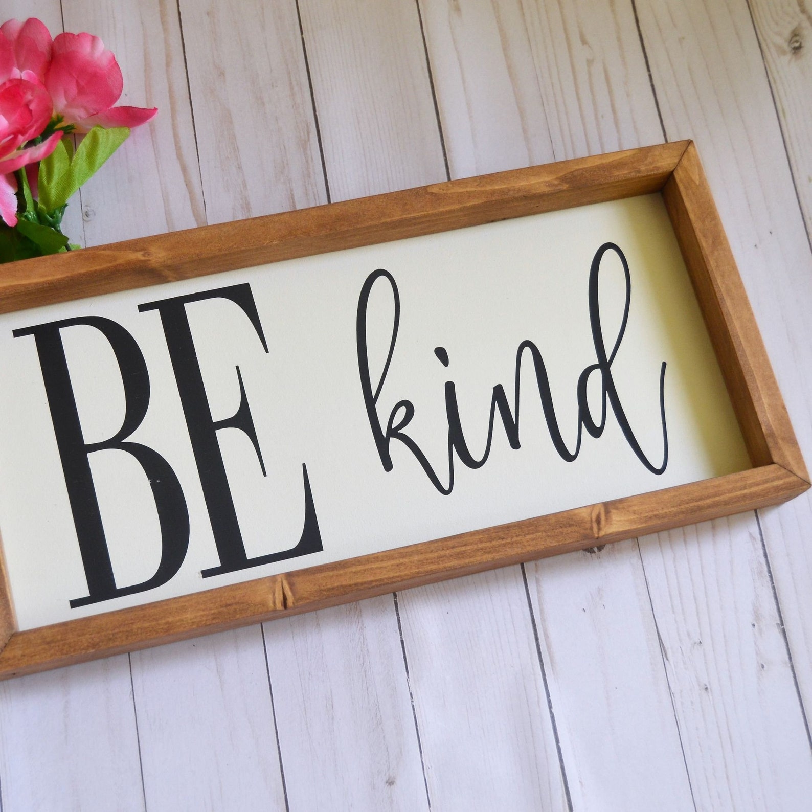Be Kind Sign Framed Be Kind Classroom Sign Gallery Wall - Etsy