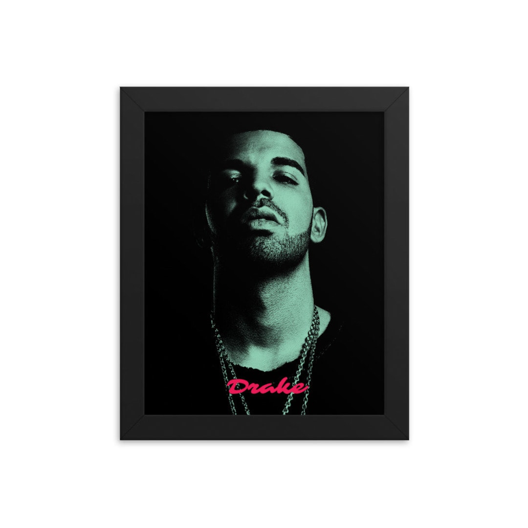 Drake framed Poster - Etsy