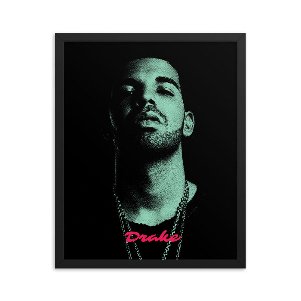 Drake framed Poster - Etsy