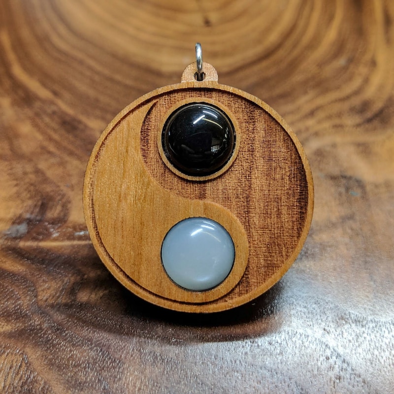 Yin Yang Pendant - Etsy