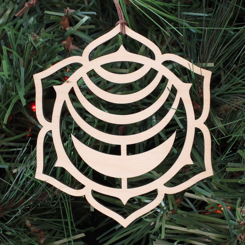 Chakra Symbols Holiday Ornaments Set Set of Seven Laser - Etsy