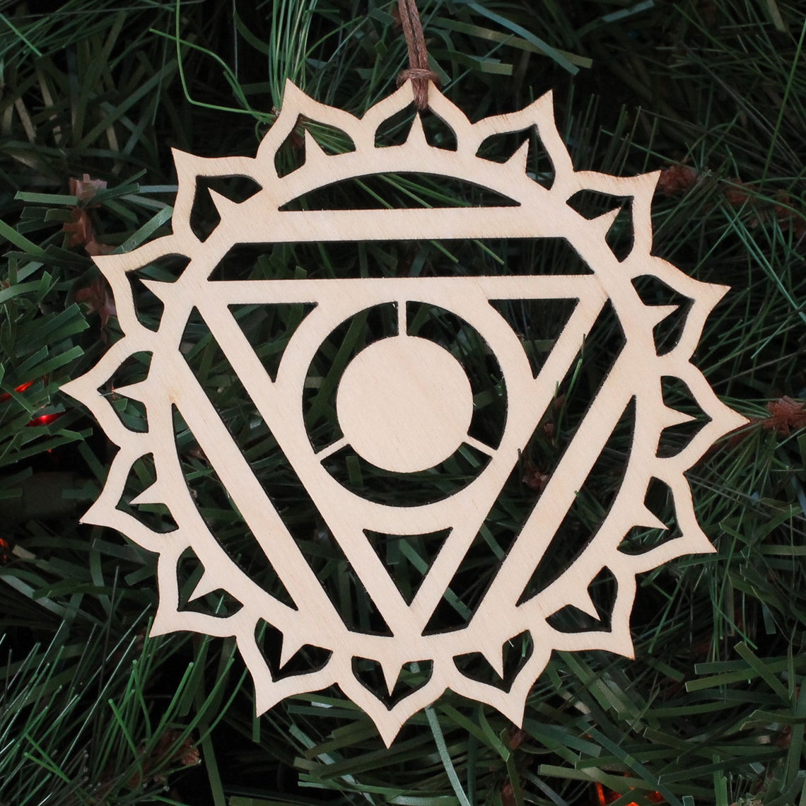Chakra Symbols Holiday Ornaments Set Set of Seven Laser - Etsy