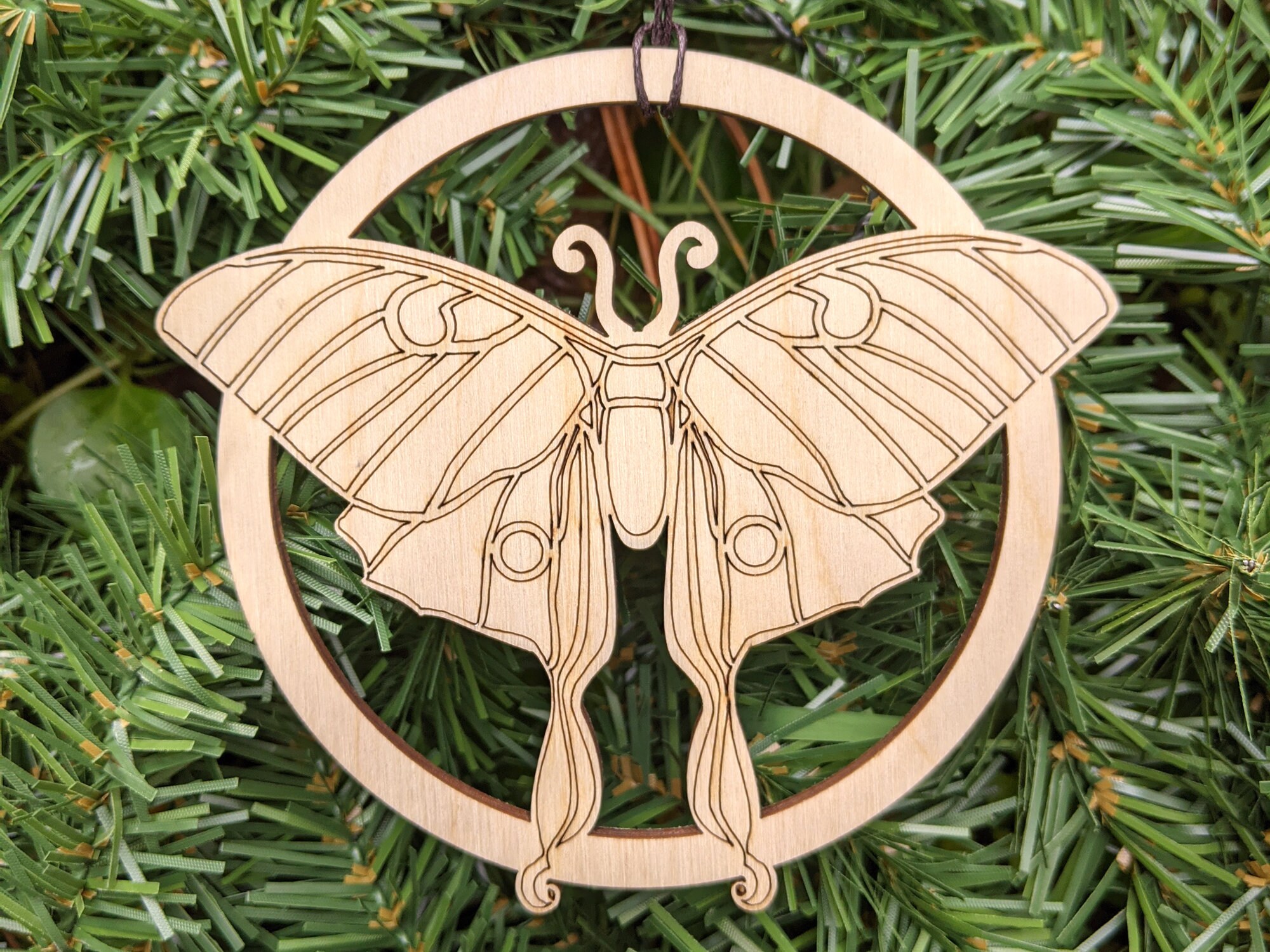 Animal Totem Holiday Ornaments Set of Eight Laser Cut Wood | Etsy