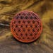 Flower of Life Linework Hardwood Hat Pin Laser Cut Exotic Hardwood ...