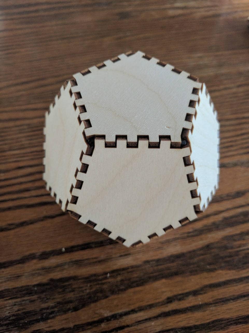 DIY Dodecahedron Cube Model Kit Laser Cut Platonic Solid Solids ...