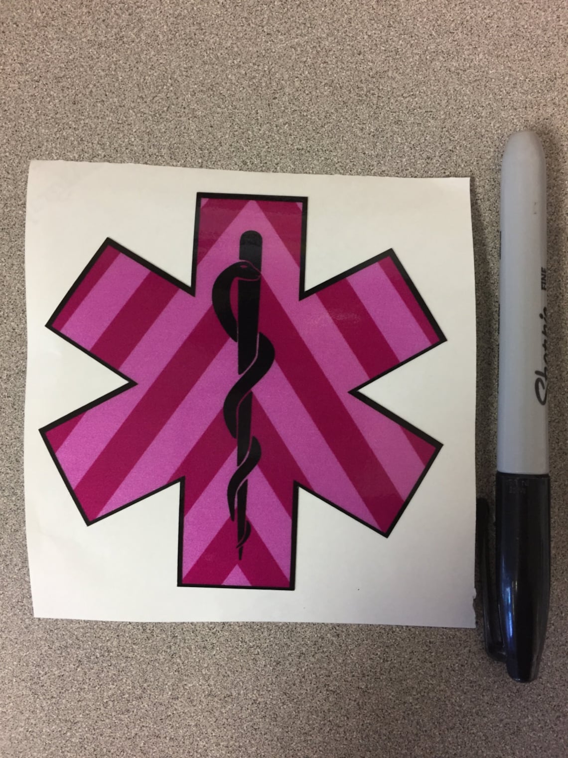 PINK Fire Department Firefighter EMT EMS Paramedic Decal | Etsy