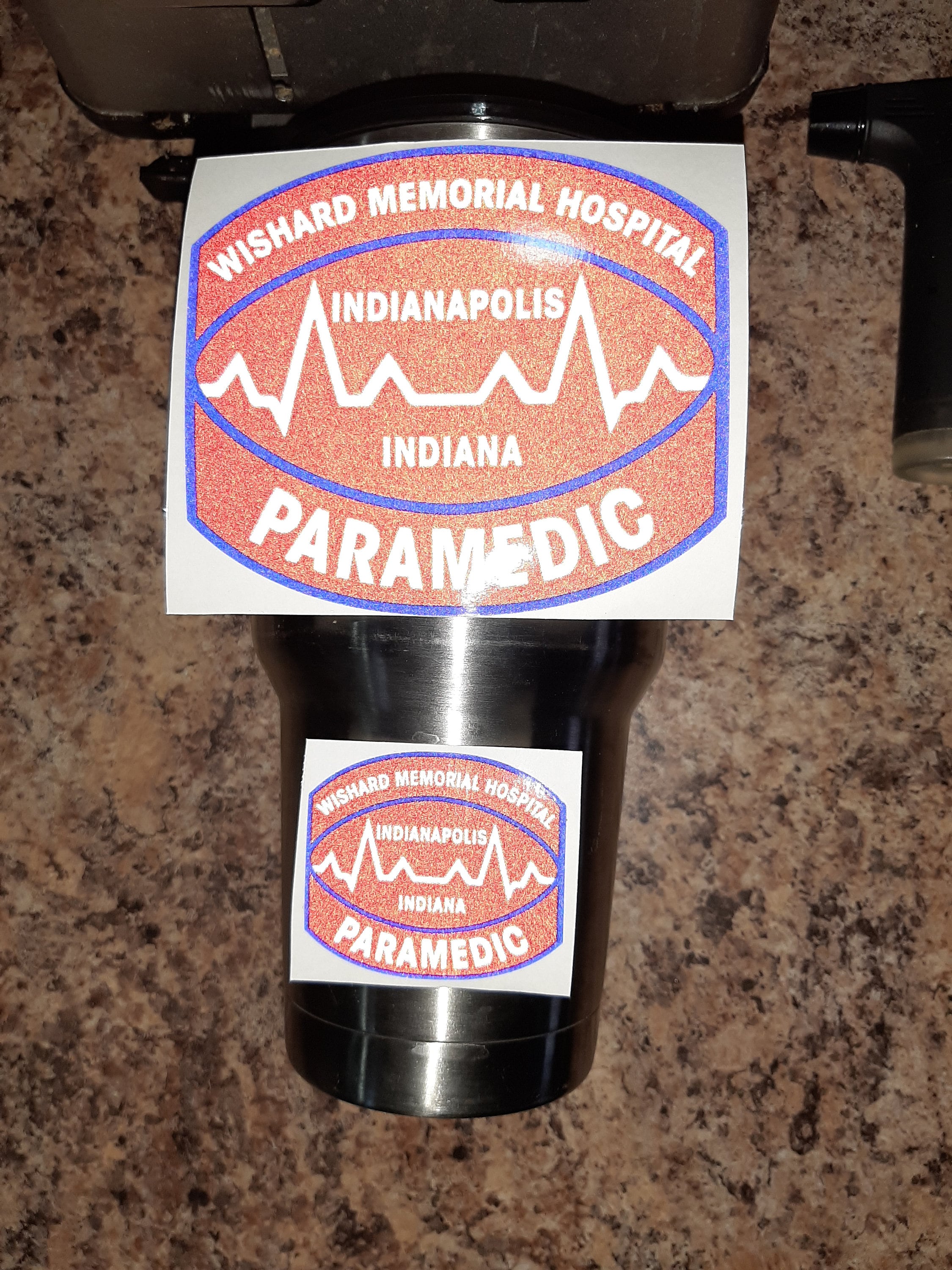 Wishard Memorial Hospital Paramedic Reflective Decal Sticker - Etsy