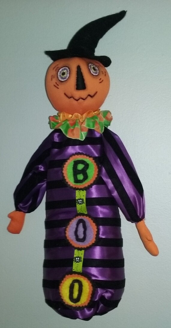 Cecil The Halloween Pumpkin Witch Ooak Primitive Folk Art | Etsy