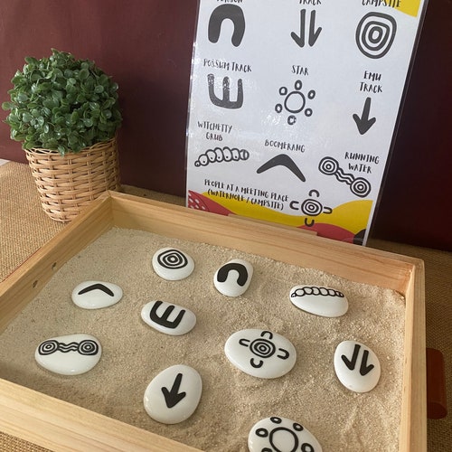 Aboriginal Story Stones Aboriginal Symbols Story Telling - Etsy