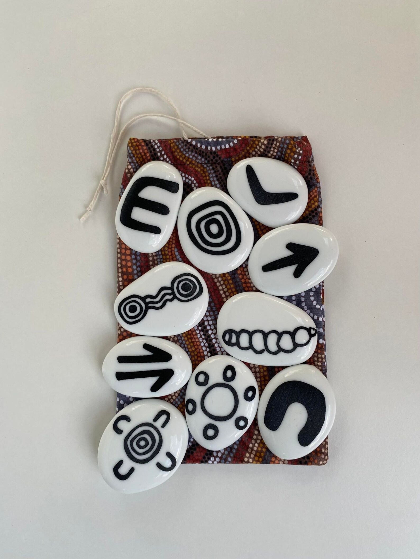 Aboriginal Story Stones Aboriginal Symbols Story Telling | Etsy