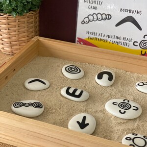 Aboriginal Story Stones, Aboriginal Symbols, Story Telling Stones ...