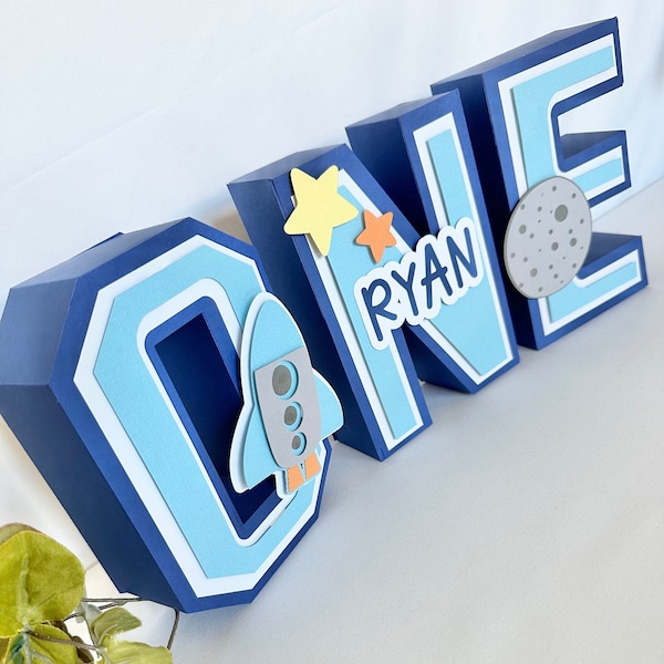 Space 3d Letter - Etsy