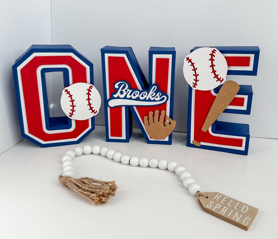 Rookie of the Year One Letter Set, Baseball Letters, Rookie of the Year ...