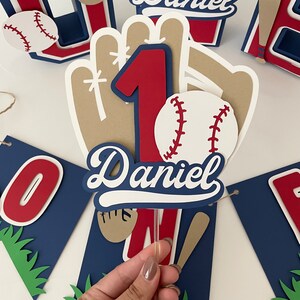 Rookie of the Year Baseball Cake Topper, Baseball First Birthday ...