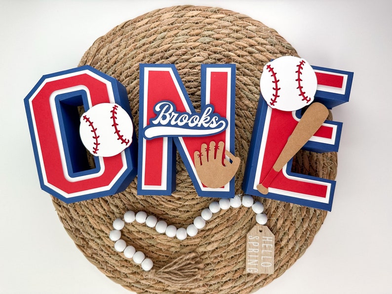 Rookie of the Year One Letter Set, Baseball Letters, Rookie of the Year ...