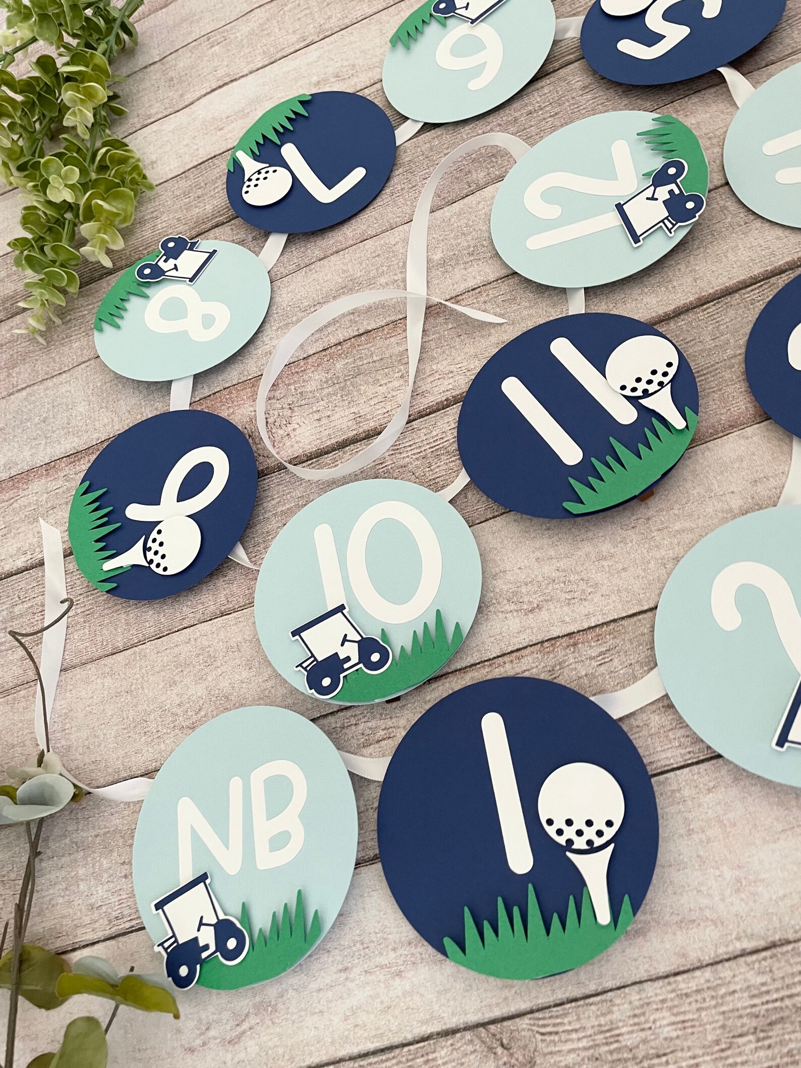 Hole in One First Birthday Golf Photo Banner Hole in One - Etsy