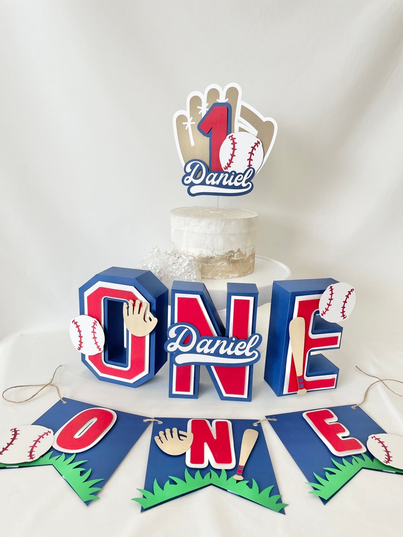 Rookie of the Year Baseball Cake Topper Baseball First - Etsy