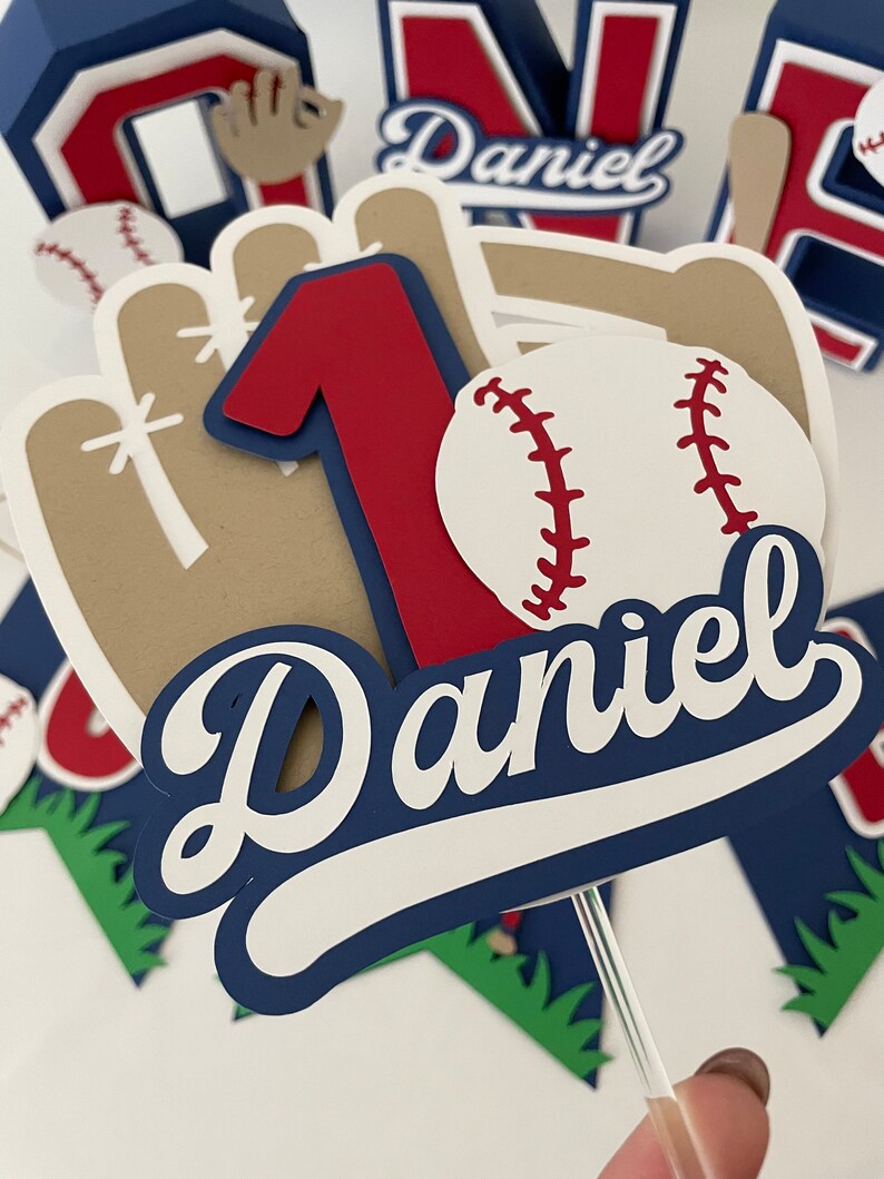 Rookie of the Year Baseball Cake Topper Baseball First - Etsy