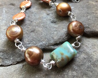 Rustic gemstones and jewelry. by 9Porcelaintrees on Etsy