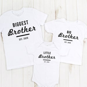 Little Brother, Big Brother and Biggest Brother, Matching Shirts ...