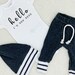 Hello Im New Here Newborn Boy Coming Home Outfit Summer - Etsy