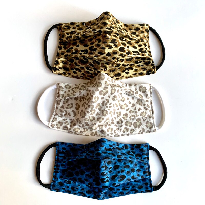 Cheetah Face Mask - Etsy