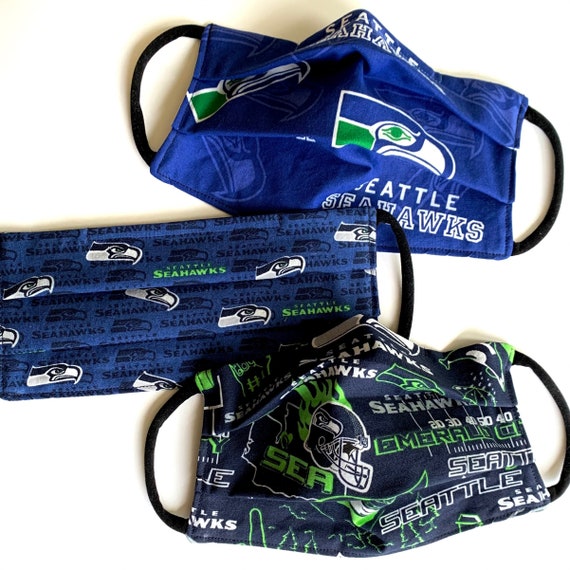 Seahawks Face Mask Adult Seahawks Mask with Wire Kids | Etsy