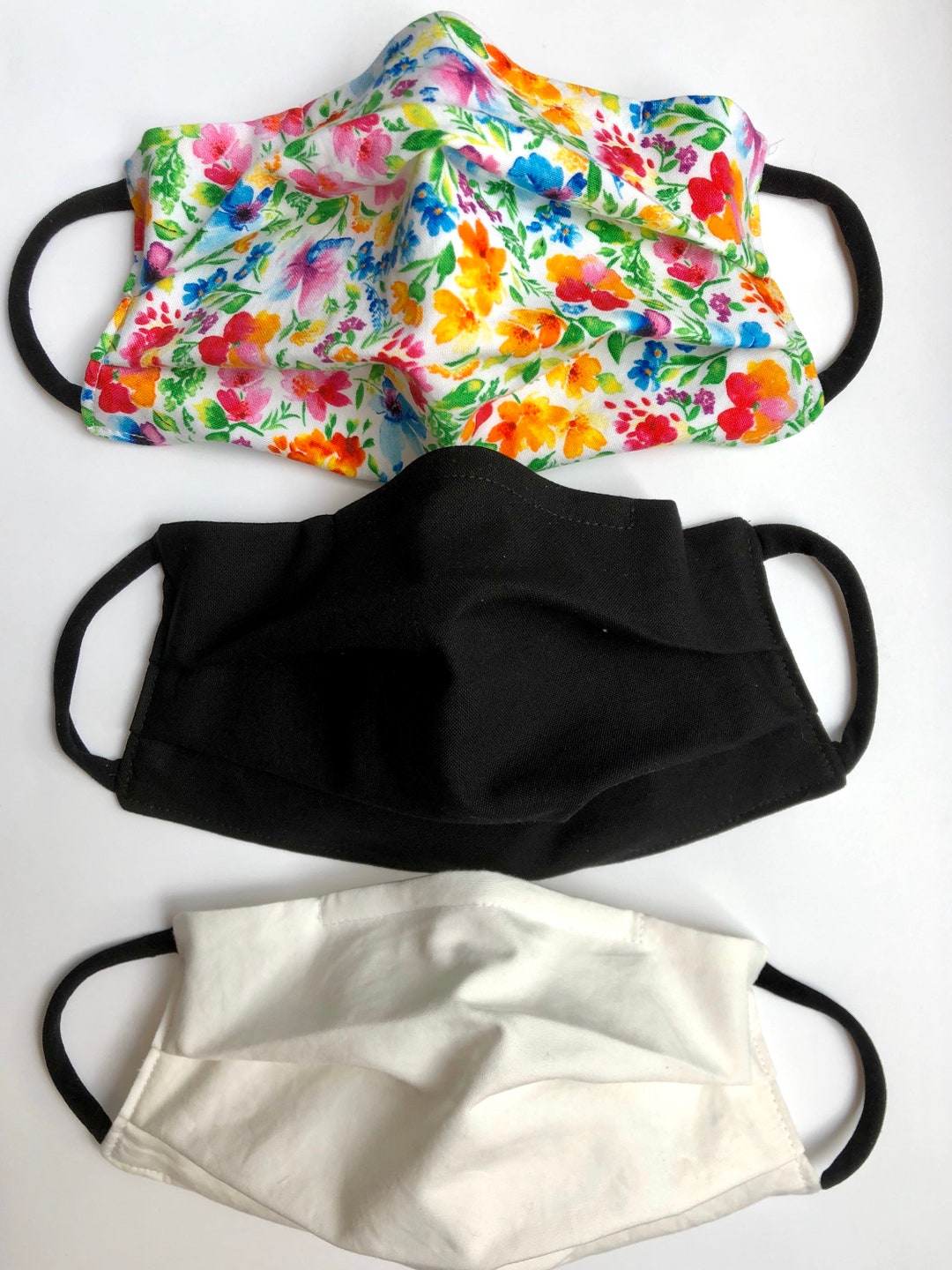 Adult Face Mask, Mask With Metal Nose, Nylon Face Mask, Pleated Mask ...