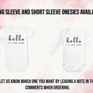 Hello Im New Here Newborn Boy Coming Home Outfit Summer - Etsy