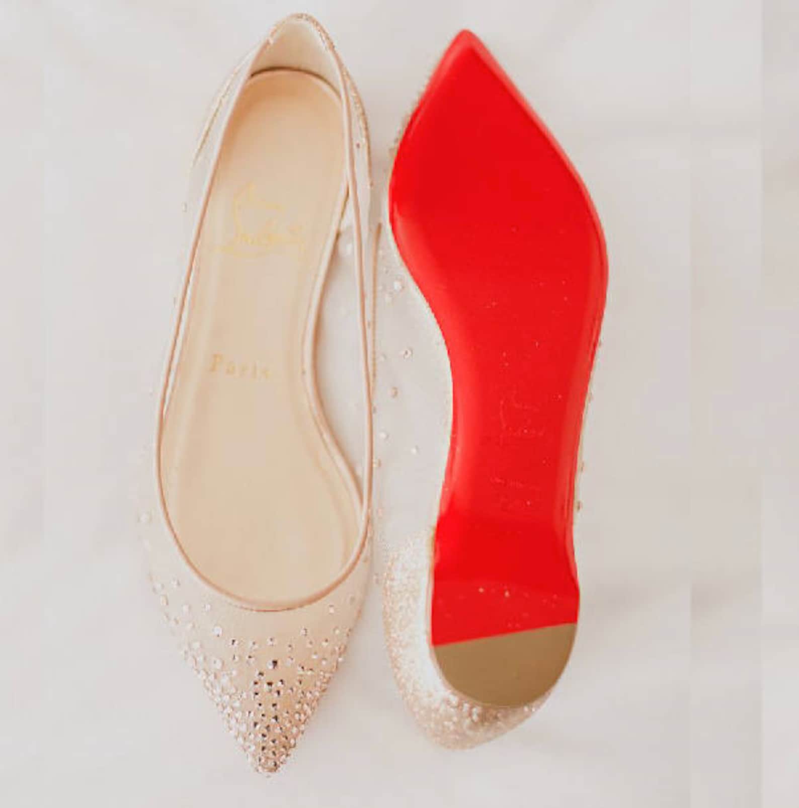 Crystal Clear Red Bottom Flats Protectors Louboutin Soles - Etsy Canada