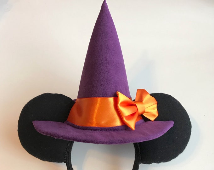 Halloween Witch Mouse Ears Headband - Etsy