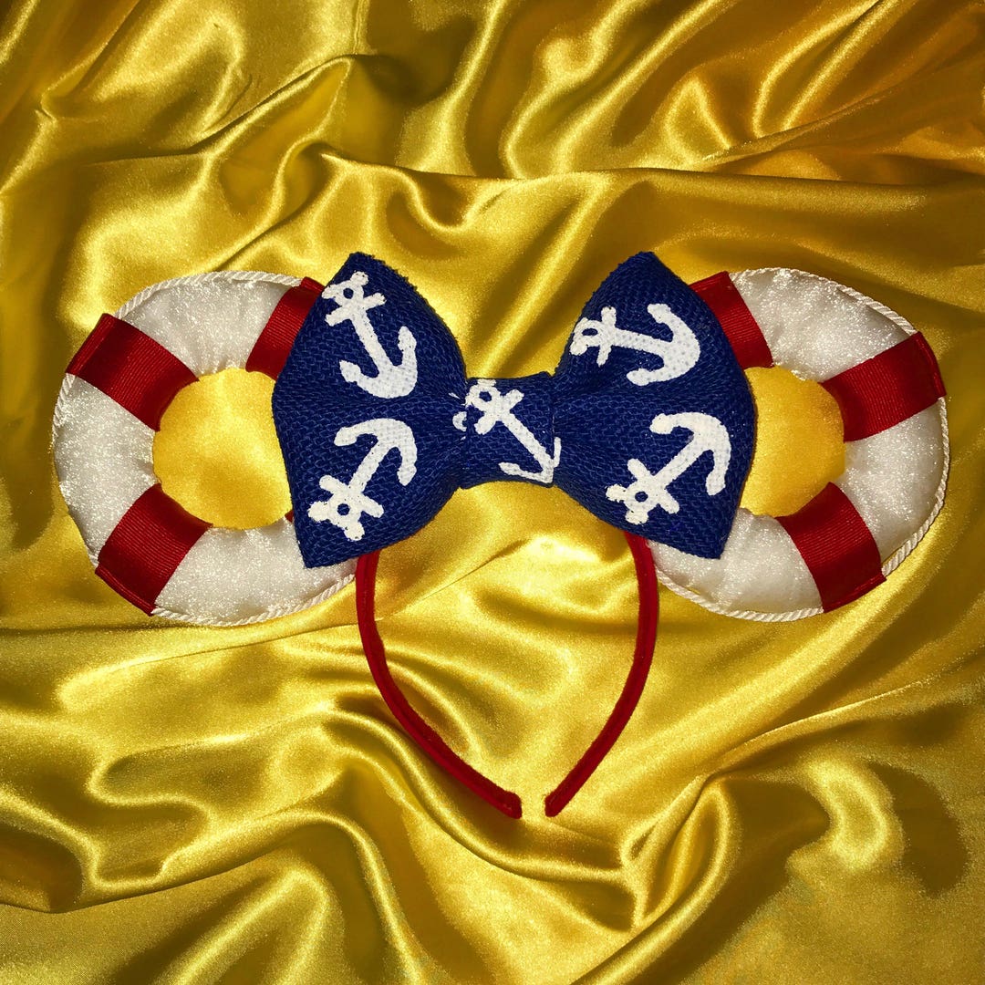 Cruise Life Preserver Mouse Ears Headband - Etsy