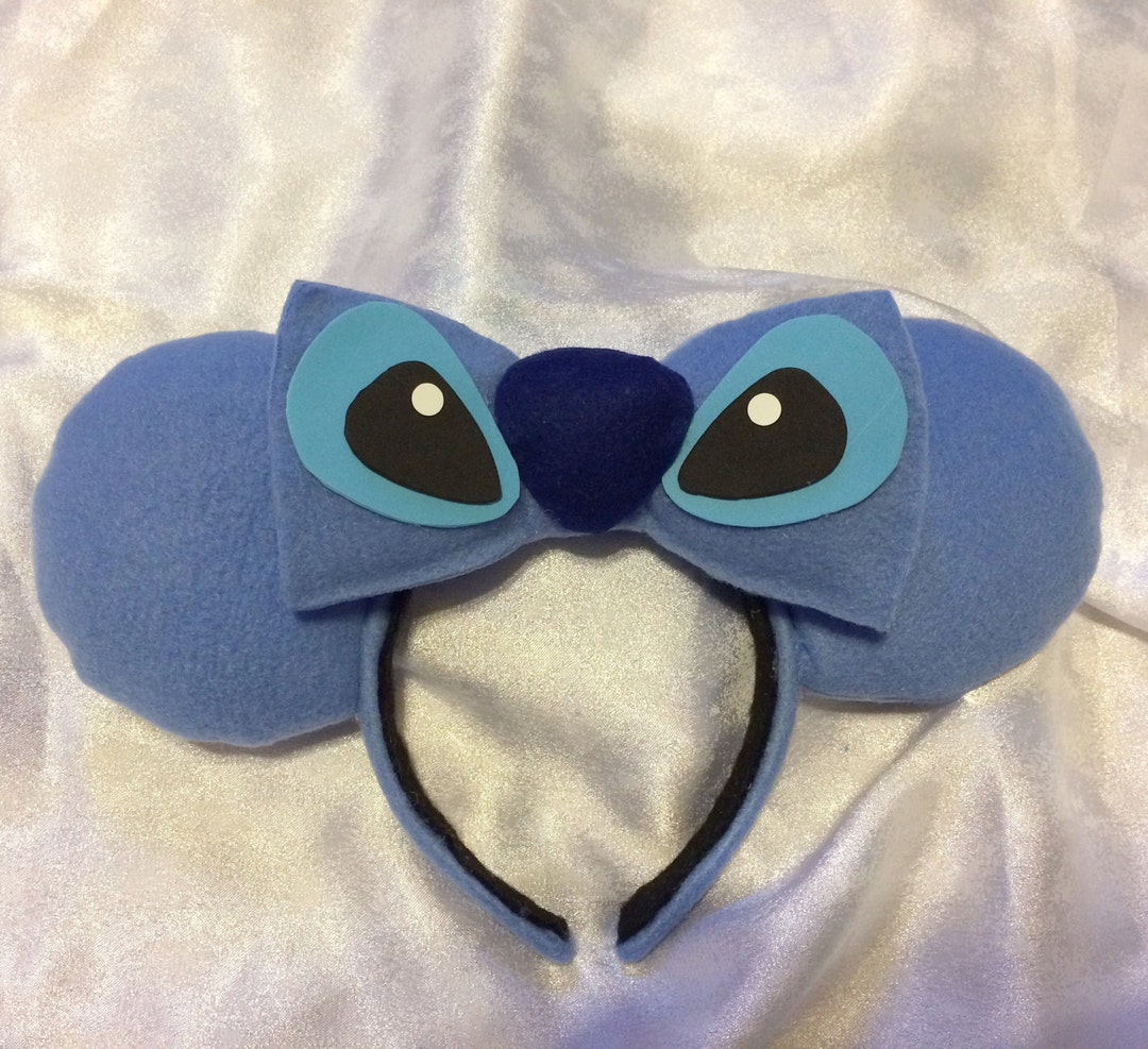 Blue Alien Mouse Ears Headband - Etsy