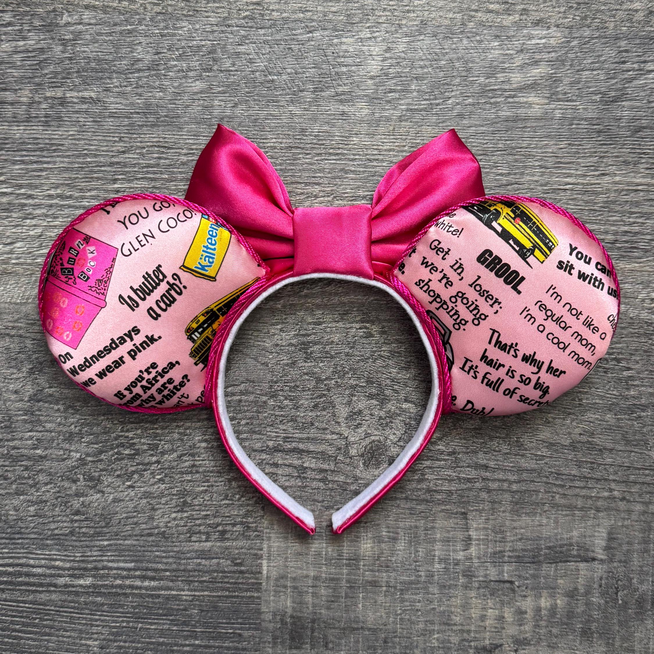 Plastic Girls Mouse Ears Headband - Etsy