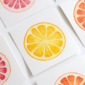 Miniature Watercolor Lemon Painting, Miniature Art, Food Art, Tiny ...