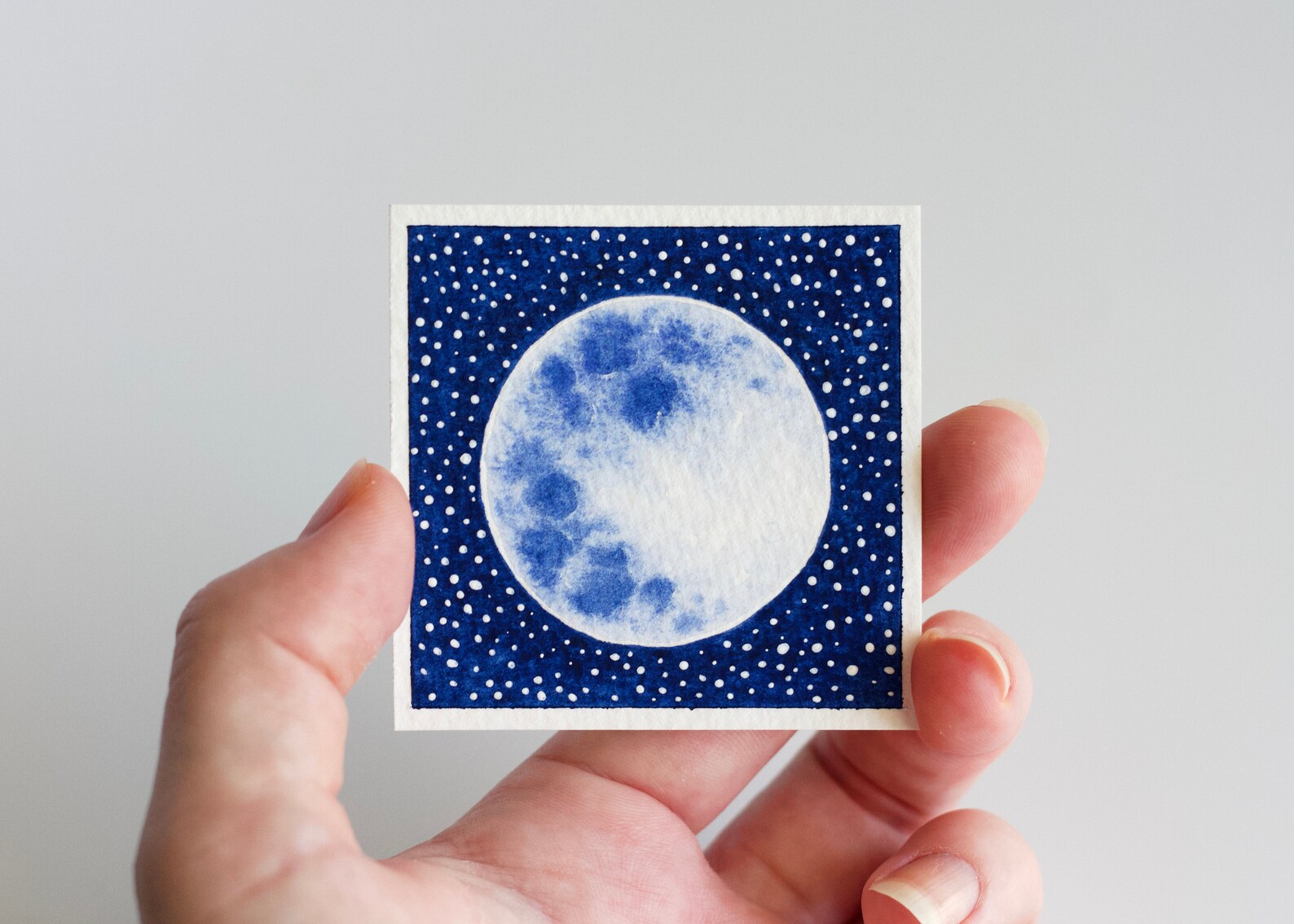 Earth Painting, Miniature Painting, Tiny Planet Watercolour Painting ...